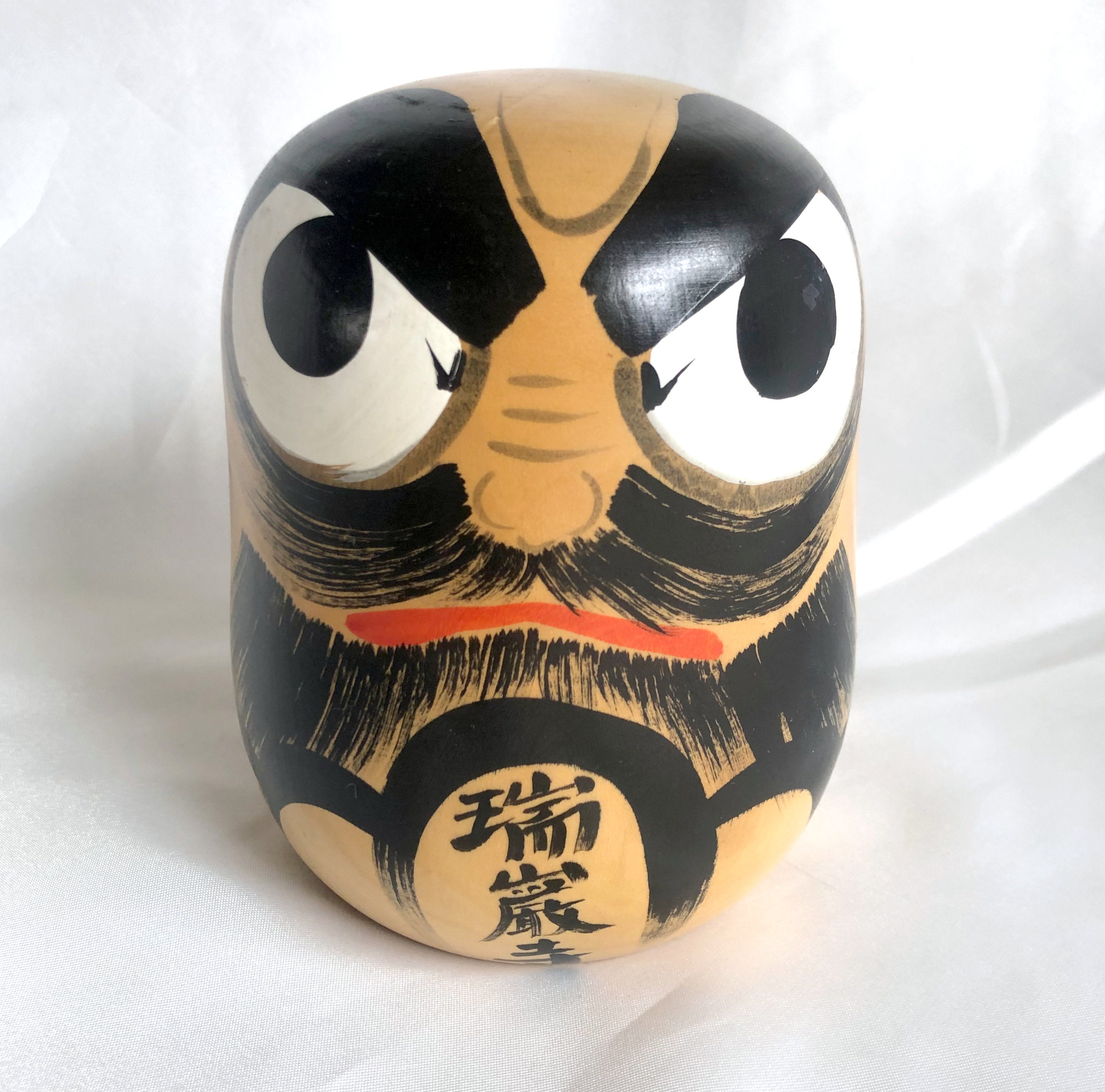Wooden Daruma Figurine Zuiganji Temple - Etsy