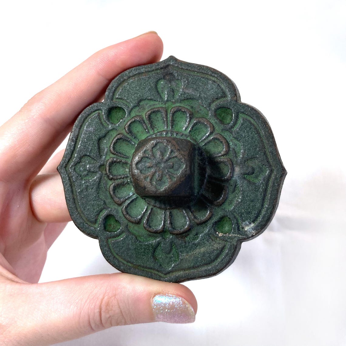 Japanese Iron Cast Paperweight - Ornament From Byodo-in Temple - Etsy
