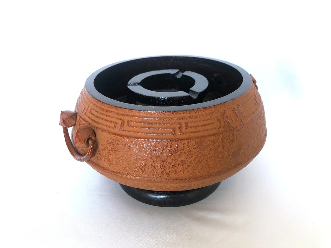 Japanese Iron Cast Ash and Ember Holder - Portable Hearth - Etsy