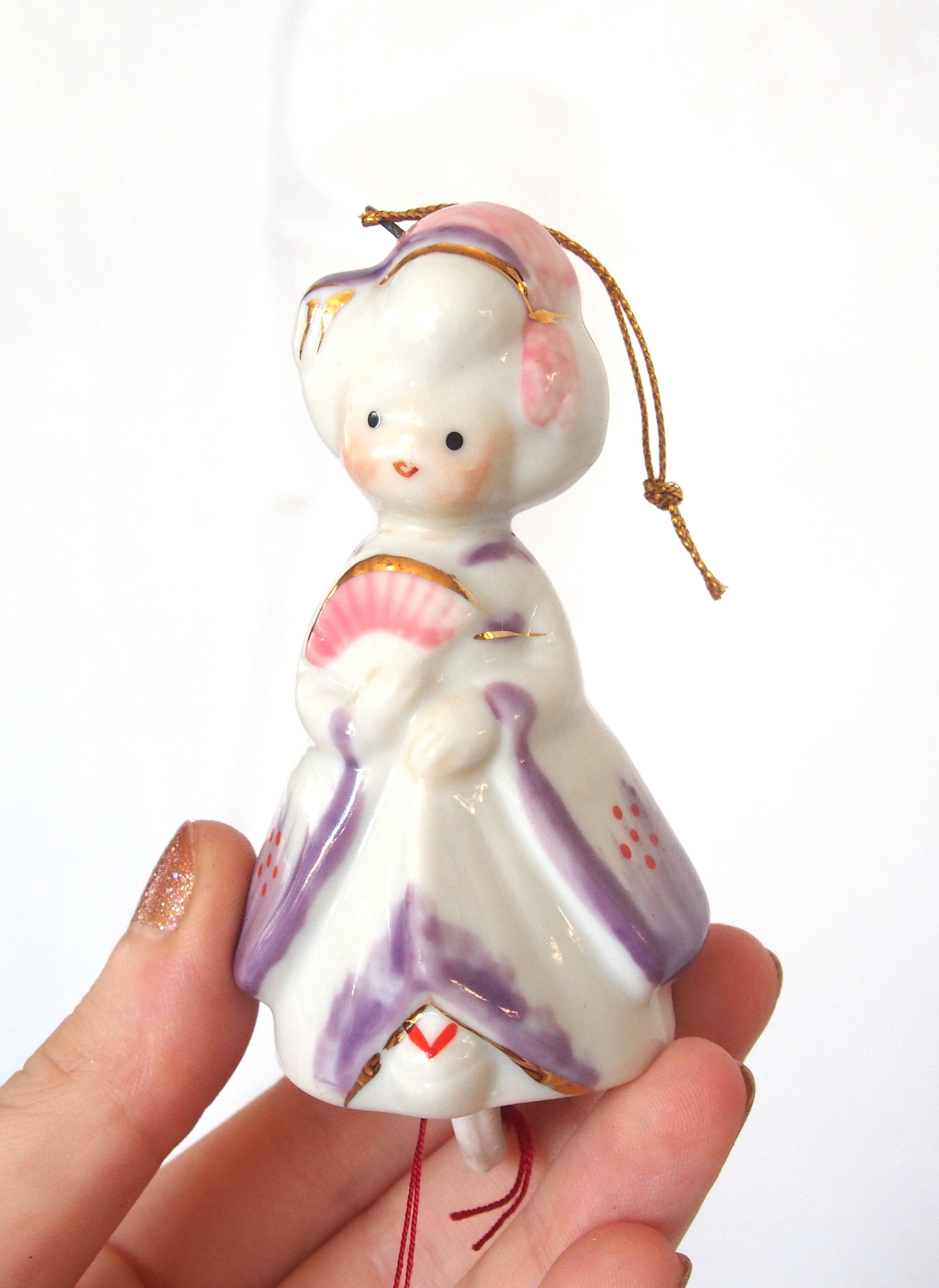 Showa Retro Porcelain Wind Chime Maiko From Nagasaki - Etsy