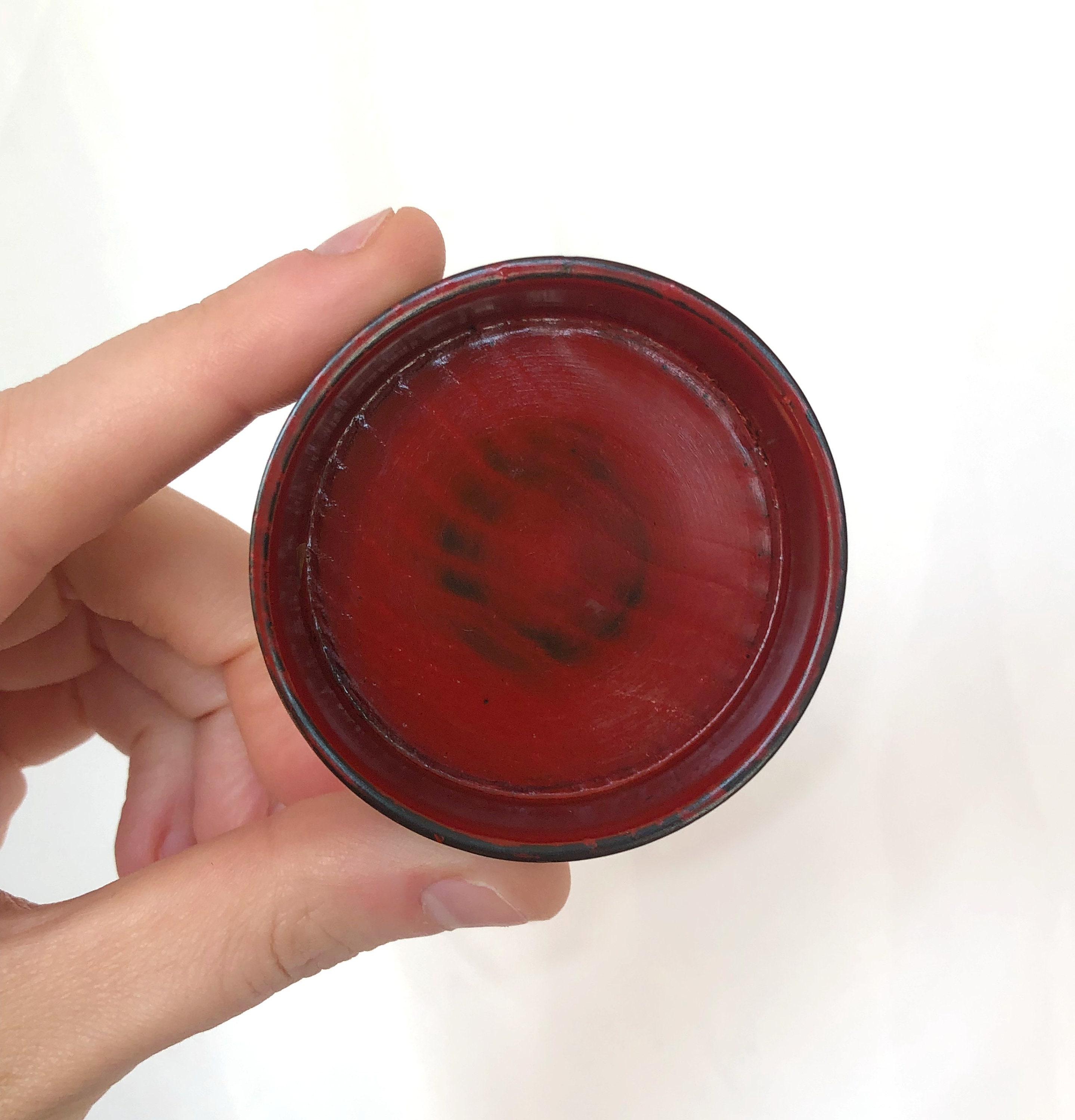 Japanese Lacquerware Stackable Set of Miniature Plates Red and Black - Etsy