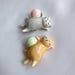 Cute Ceramic Hashioki Chopstick / Cutlery Rest Playful Kittens - Etsy
