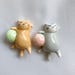 Cute Ceramic Hashioki Chopstick / Cutlery Rest Playful Kittens - Etsy
