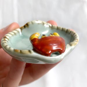 Miniature Japanese Plates - Crabs (set of 5) - Etsy