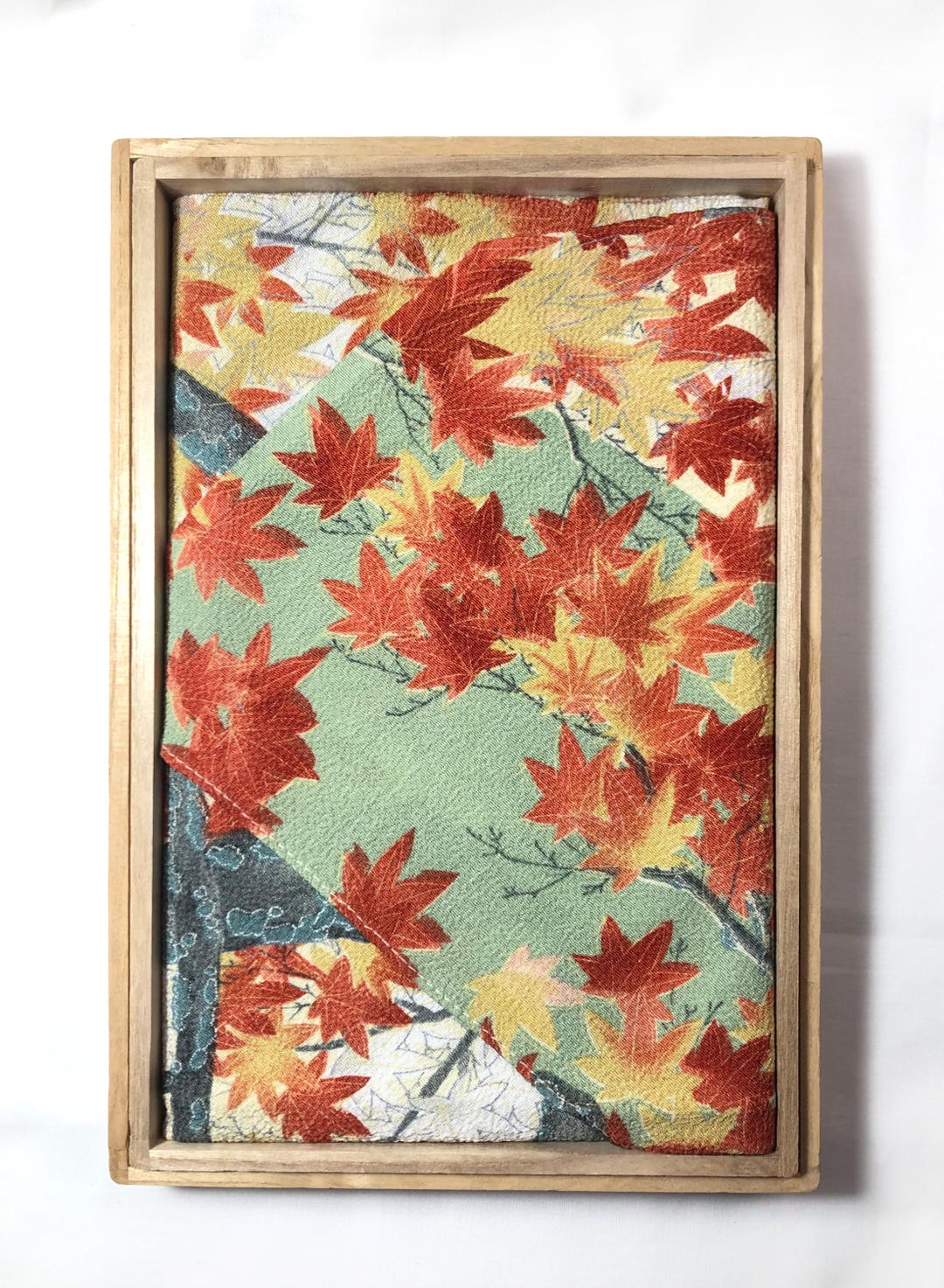 Japanese Silk Furoshiki - Momiji Leaves - Big Size - Etsy