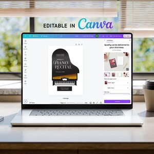 Piano Recital Invitation – Customizable Template - Etsy