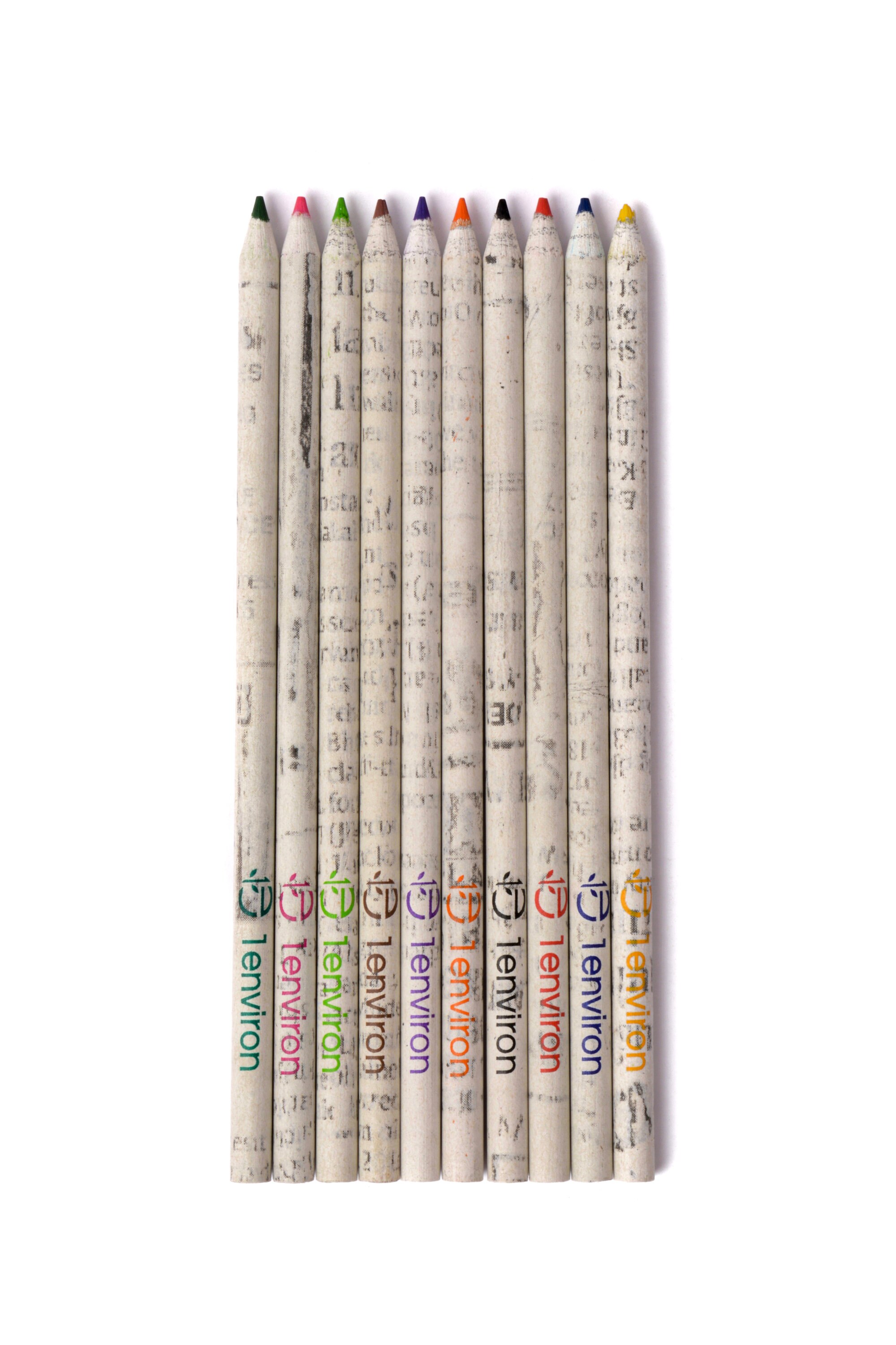 Recycled Newspaper Color Pencils | Eco Friendly Gift | Gift for Kids ...