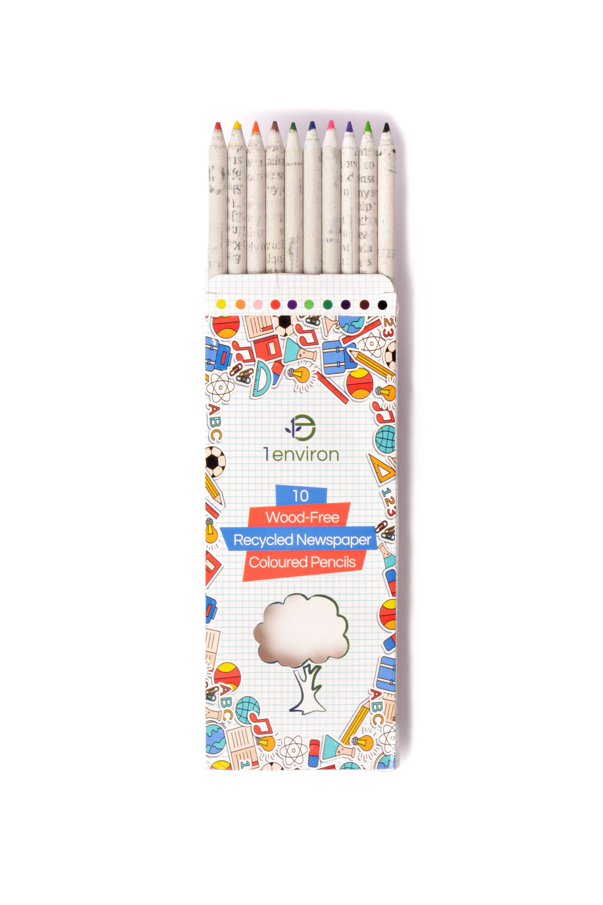 Recycled Newspaper Color Pencils | Eco Friendly Gift | Gift for Kids ...