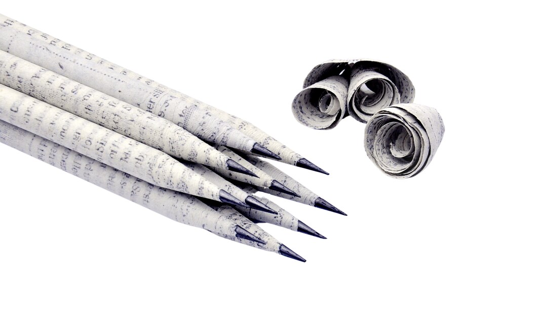 Eco Friendly Recycled Newspaper HB Pencils | Party Bag Filler | Party ...