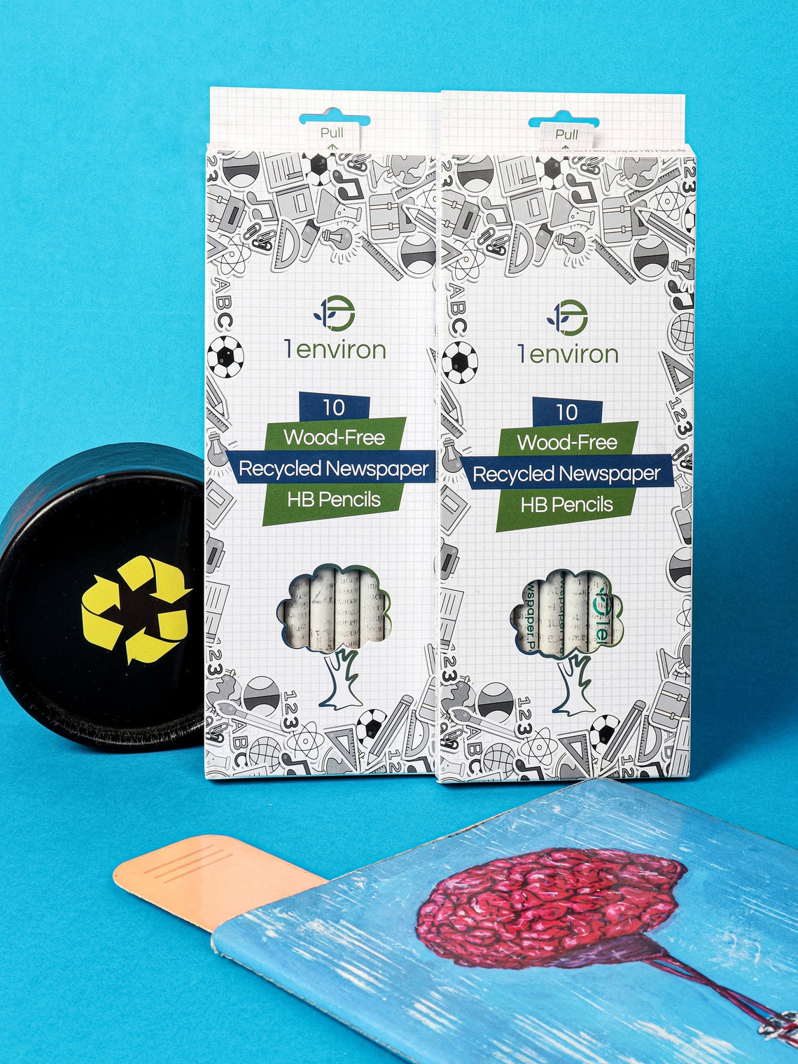 Eco Friendly Recycled Newspaper HB Pencils | Party Bag Filler | Party ...
