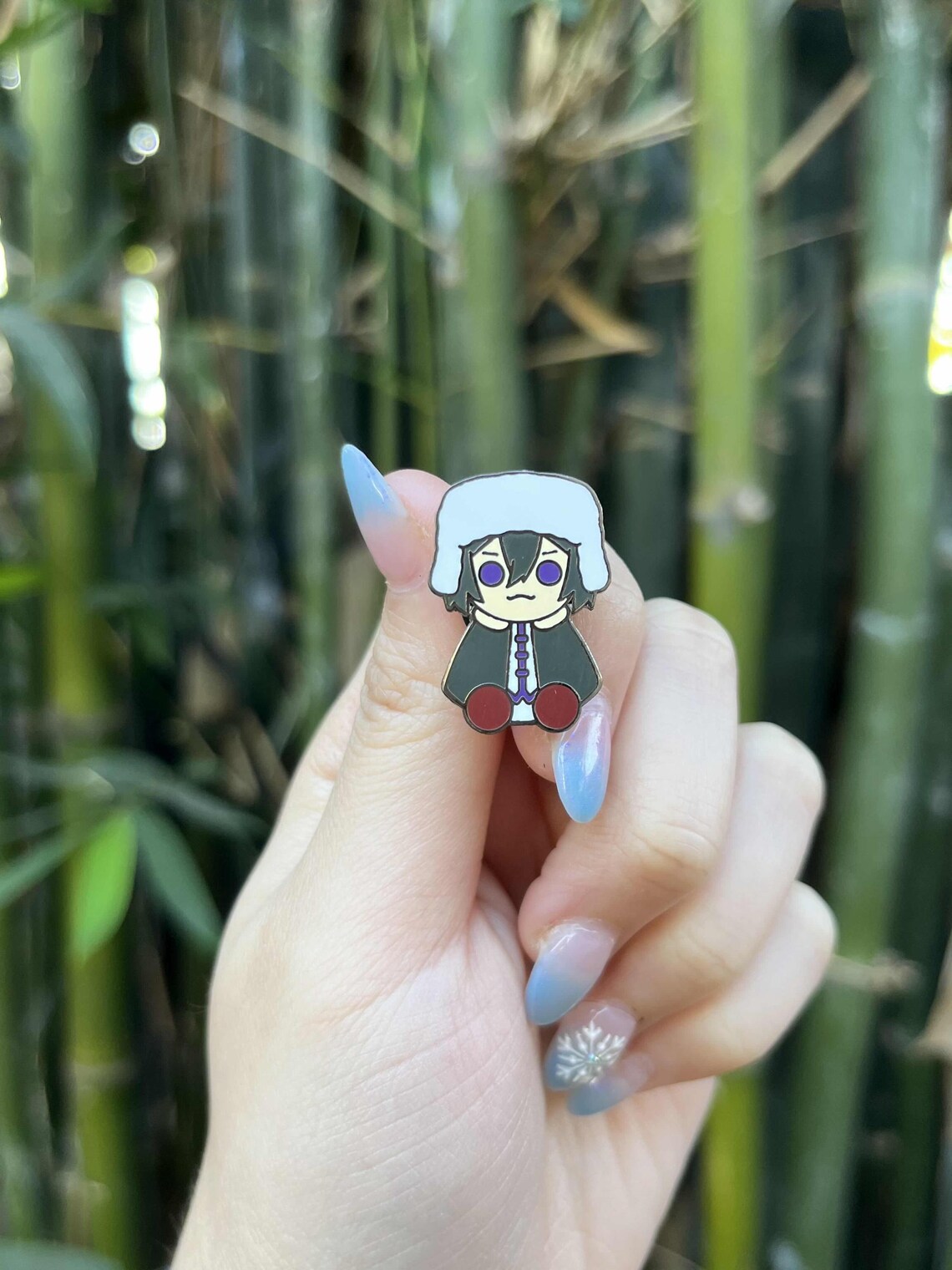 Bsd Chibi Fyodor Enamel Pin - Etsy