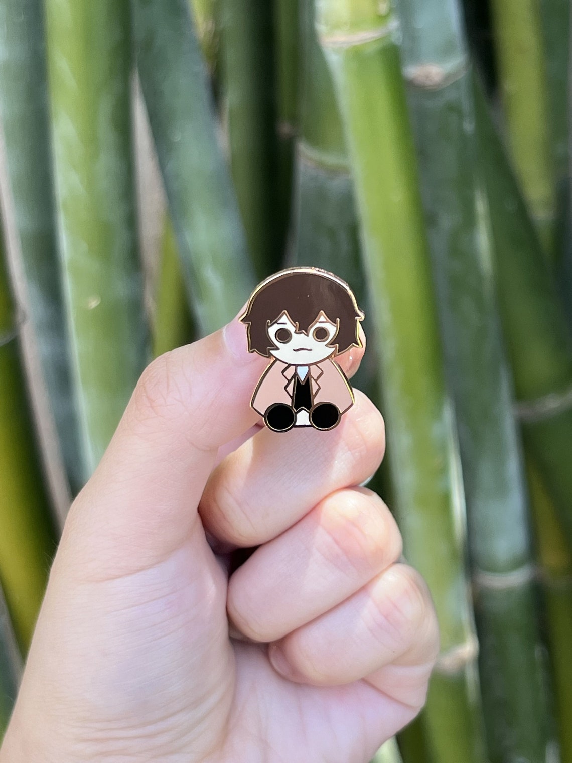 Bsd Chibi Dazai Enamel Pin - Etsy