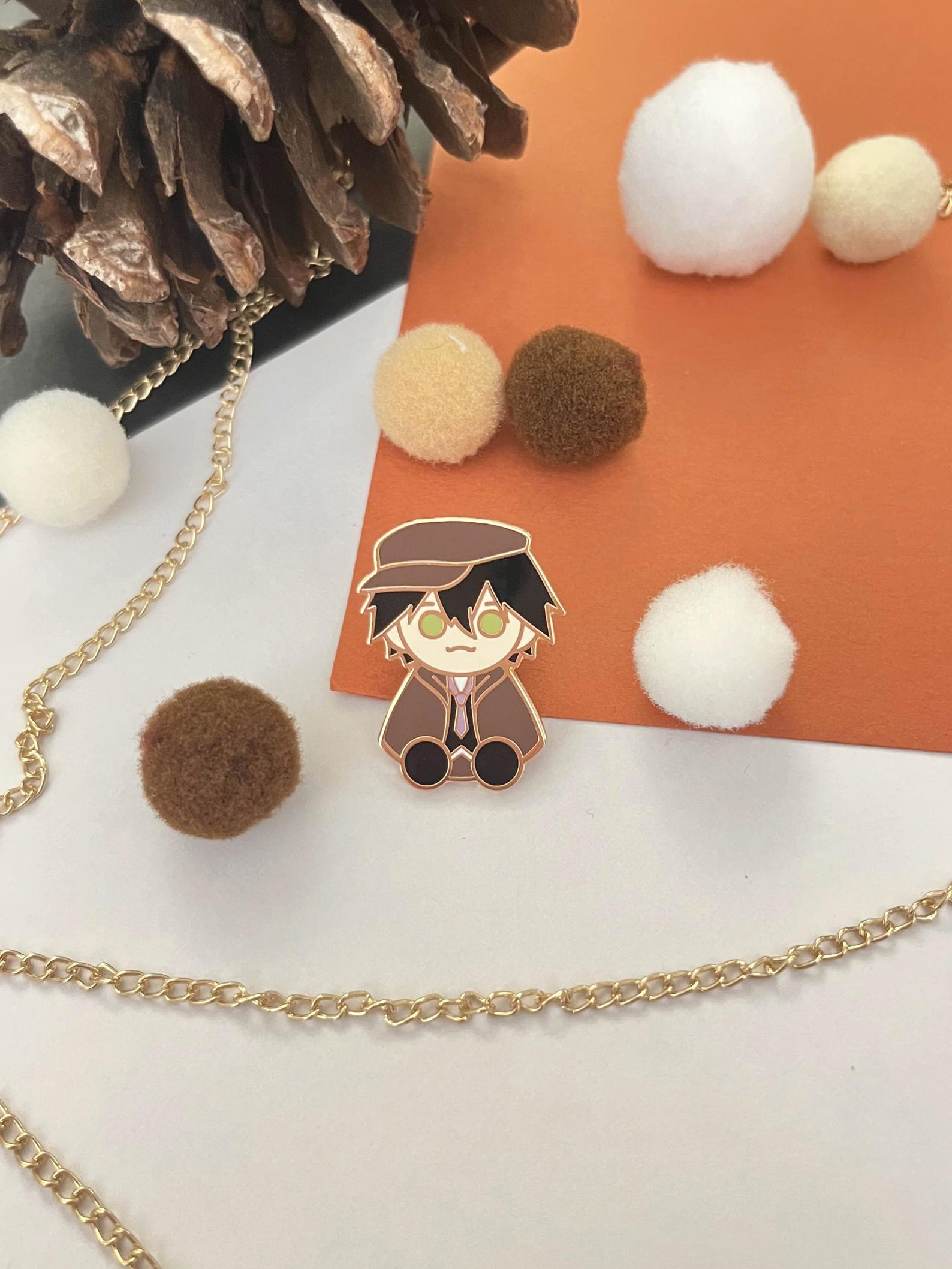 Bsd Chibi Ranpo Pin - Etsy