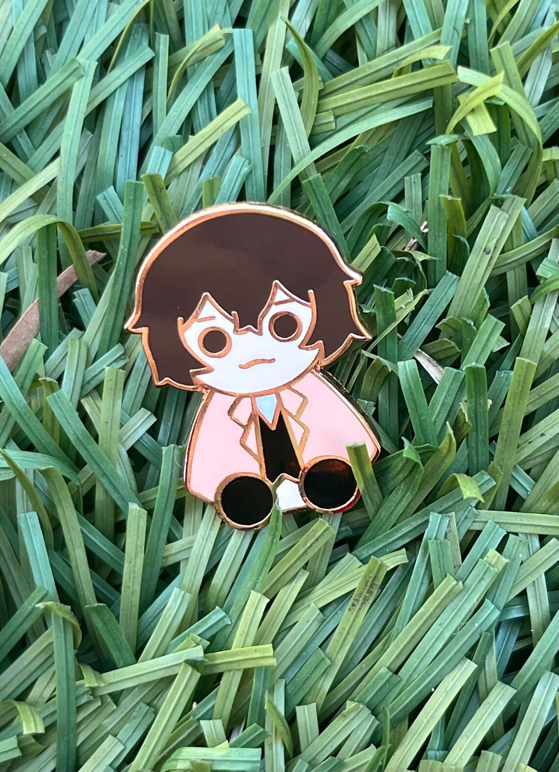 Bsd Chibi Dazai Enamel Pin - Etsy