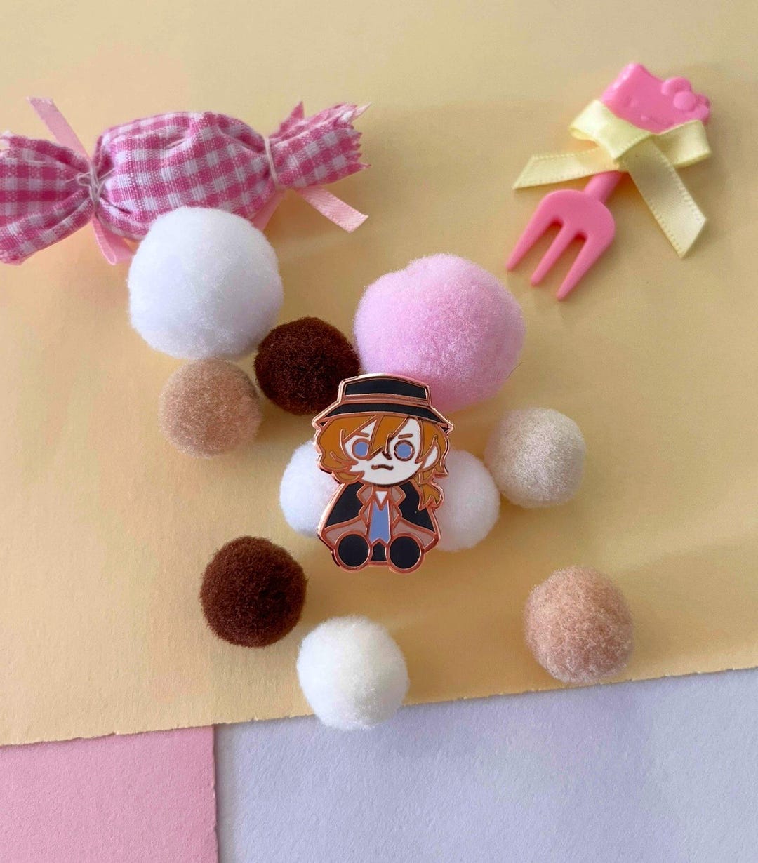 Bsd Chibi Chuuya Enamel Pin - Etsy