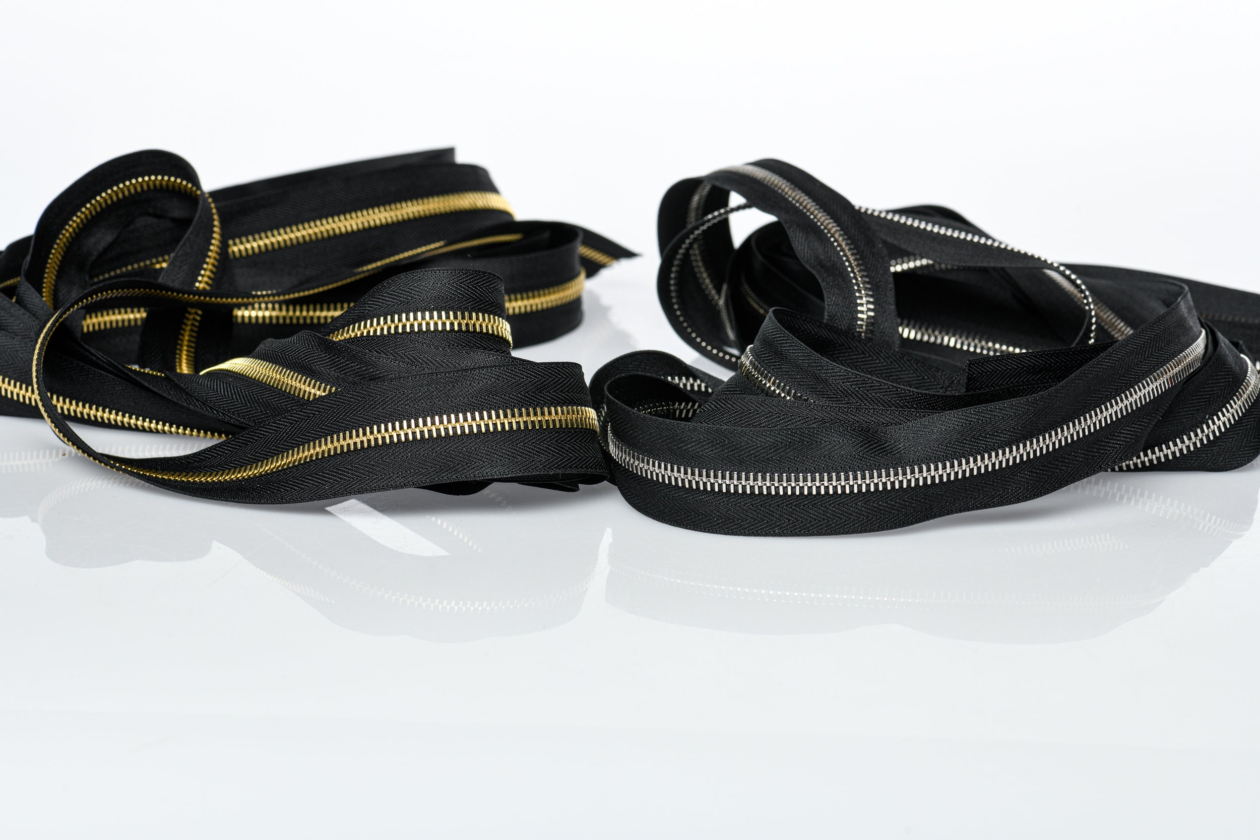 RIRI M6 One or Two Way Zipper Combi Teeth Gold or Silver - Etsy