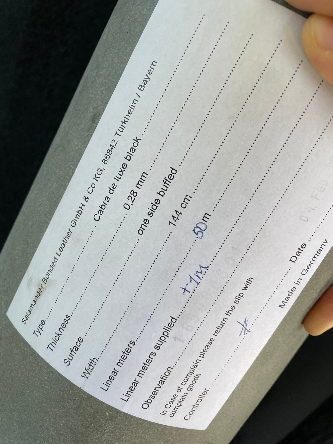 5 Sheets 20 X 0.28mm Black Leather Board LB 0.28mm Salamander Bonded ...