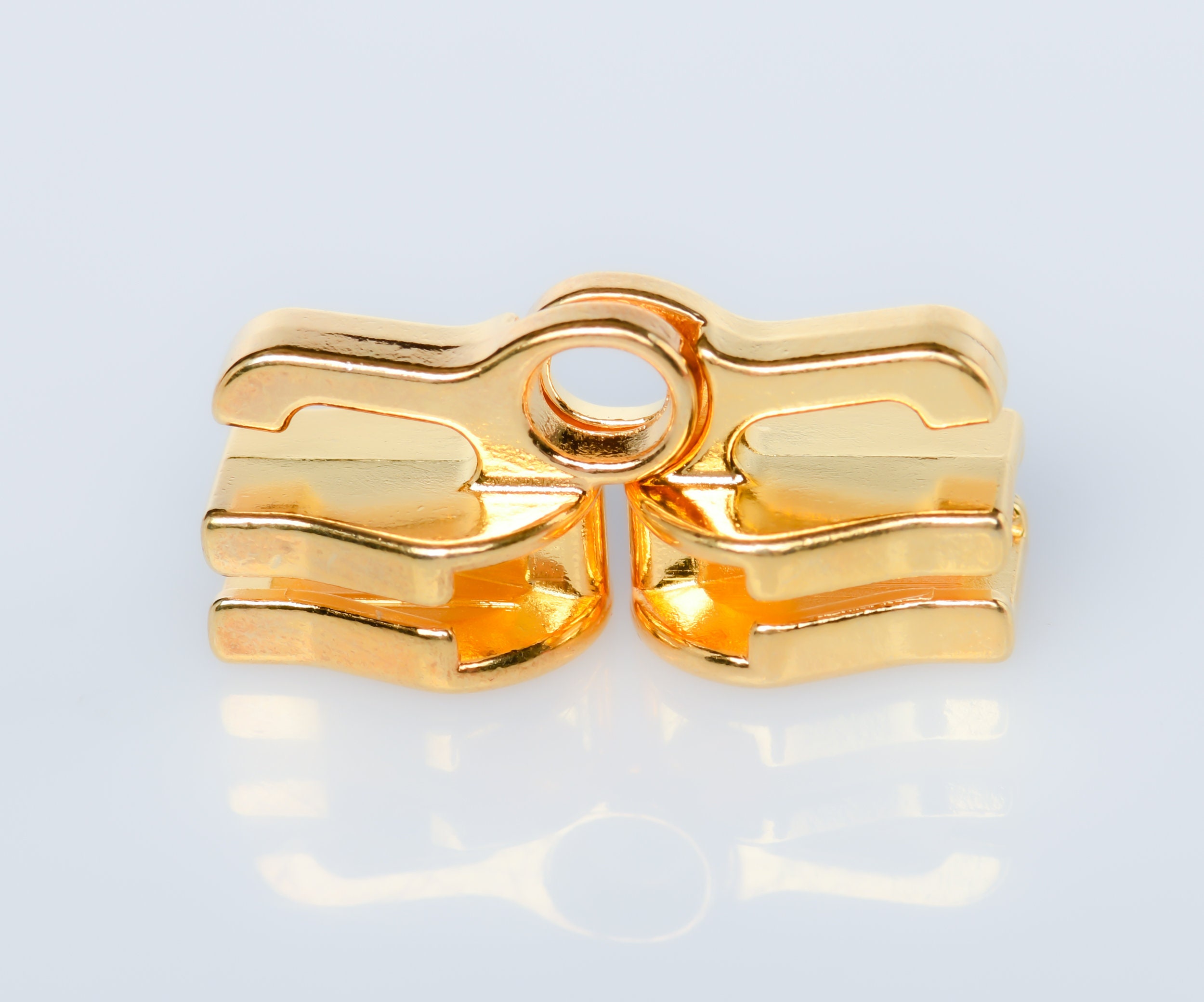 RIRI M6 mati Slider Zipper Pull Pulley 1 Pair Gold or Silver Fits Riri ...