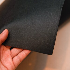 5 Sheets 20" X 0.28mm Black Leather Board LB 0.28mm Salamander Bonded ...