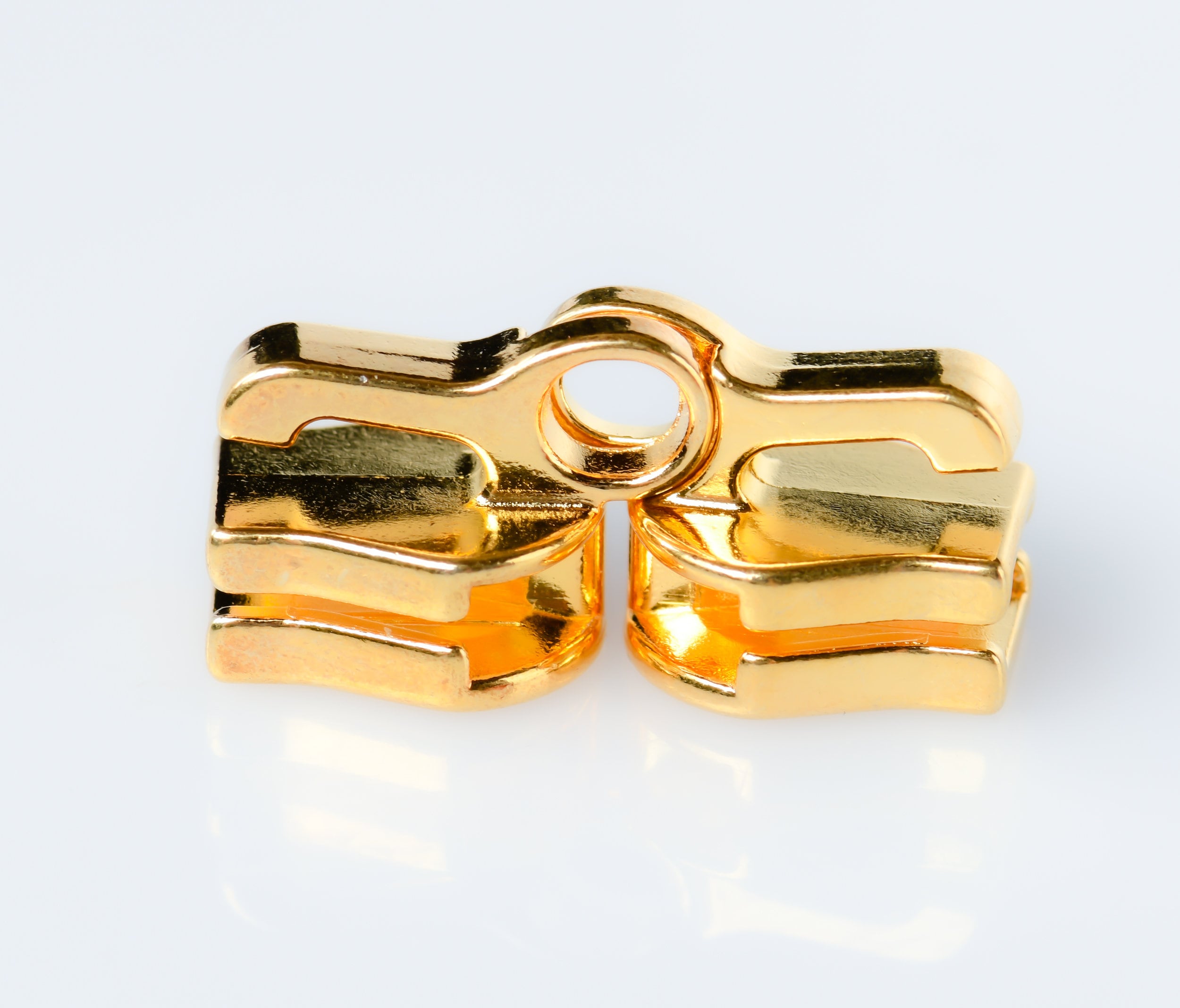 RIRI M6 mati Slider Zipper Pull Pulley 1 Pair Gold or Silver Fits Riri ...