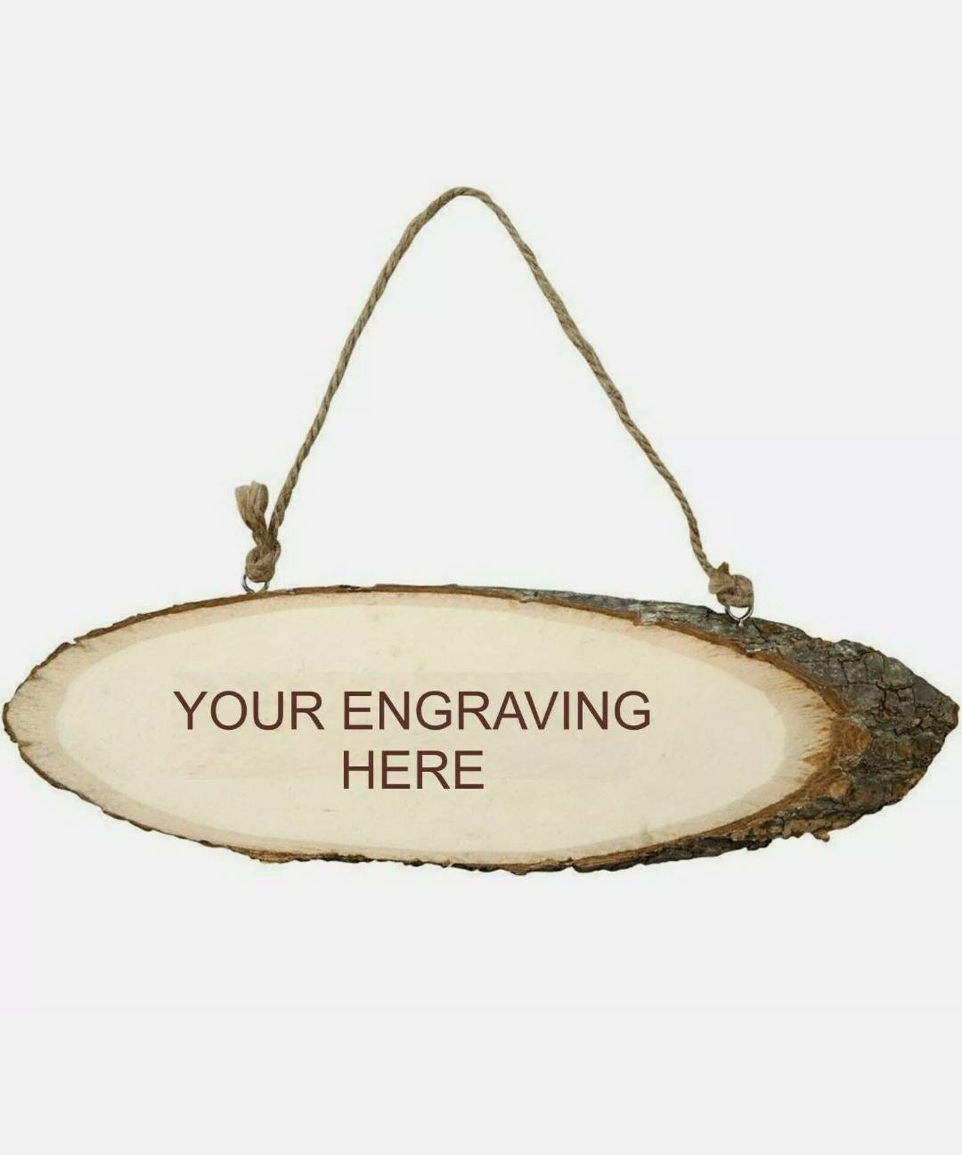 Wooden Log Door Personalised Sign Laser Engraved - Etsy