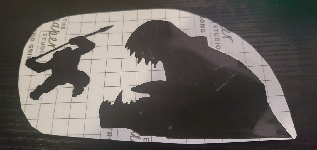 Vinyl Decal of Spear and Fang - Etsy