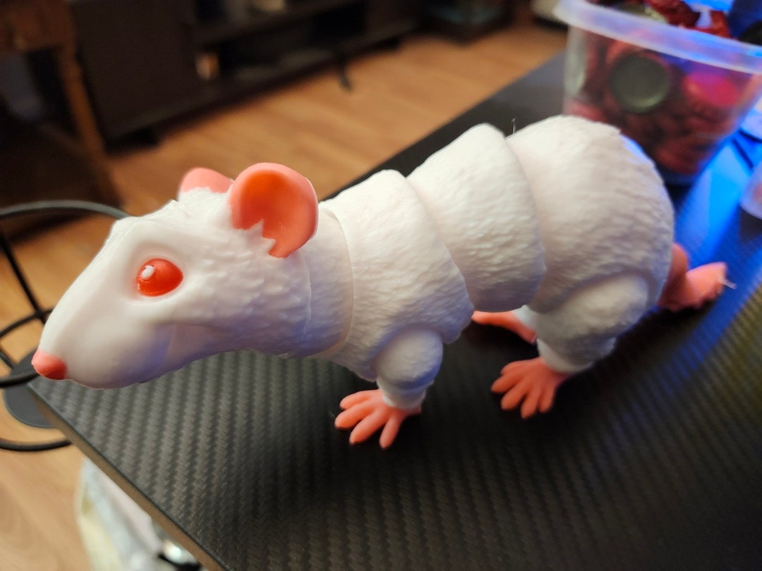 3D Printed Articulated Rat - Etsy