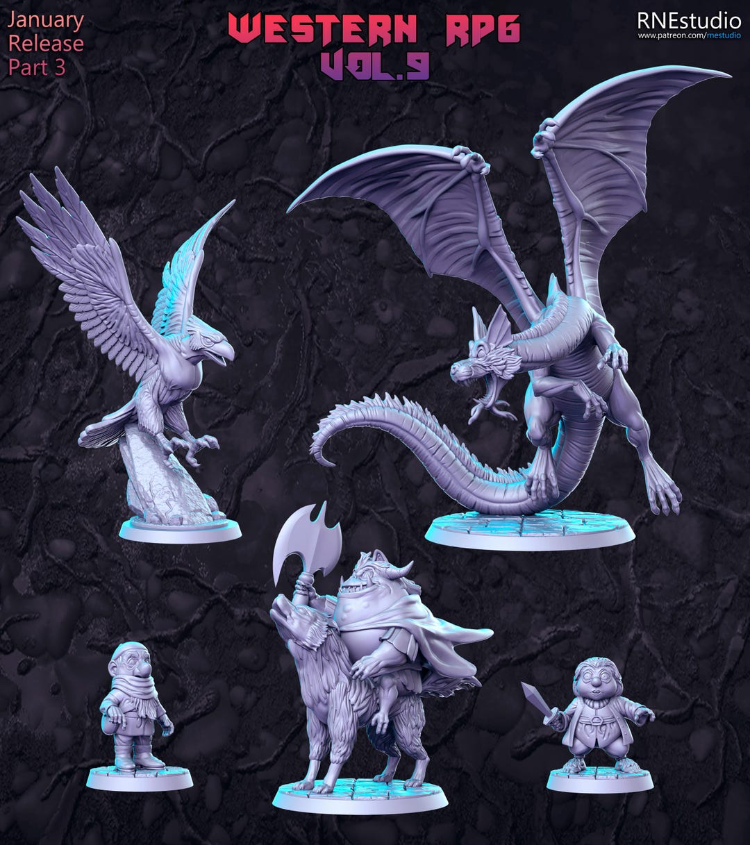 Western RPG Miniatures, Volume 9 [the Hobbit] - Etsy