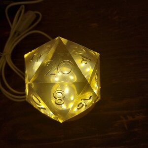Giant Resin D20 Light - Etsy