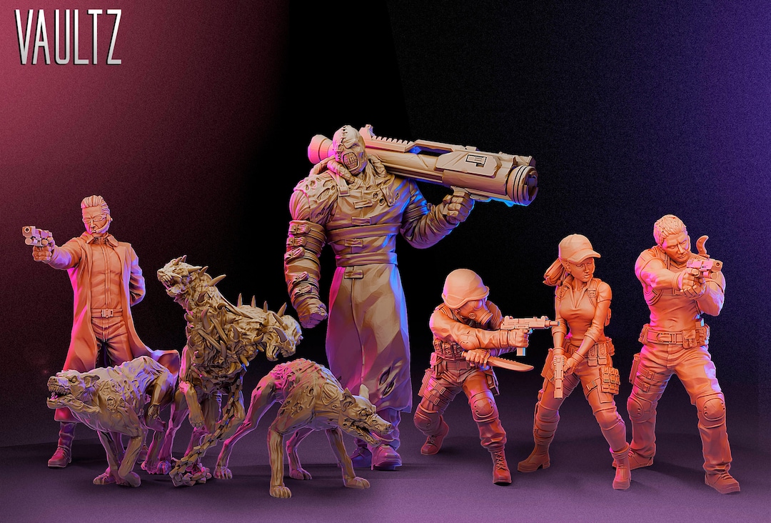 Vaultz Resident Evil Miniatures - Etsy