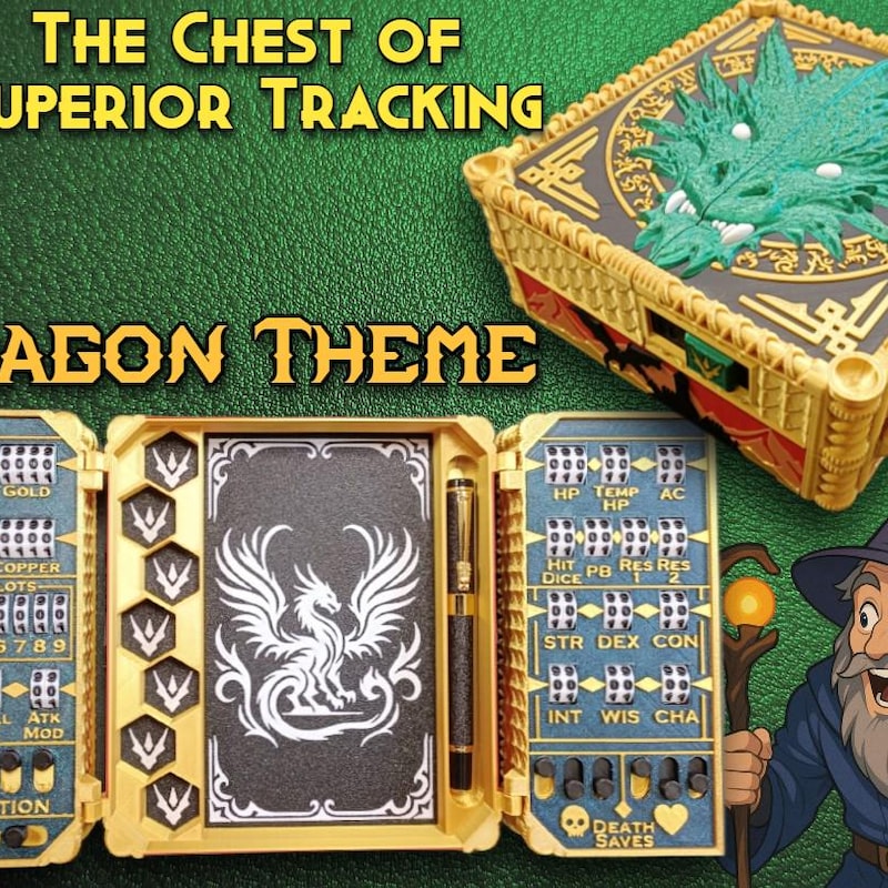 Dnd Character Chest - Etsy UK