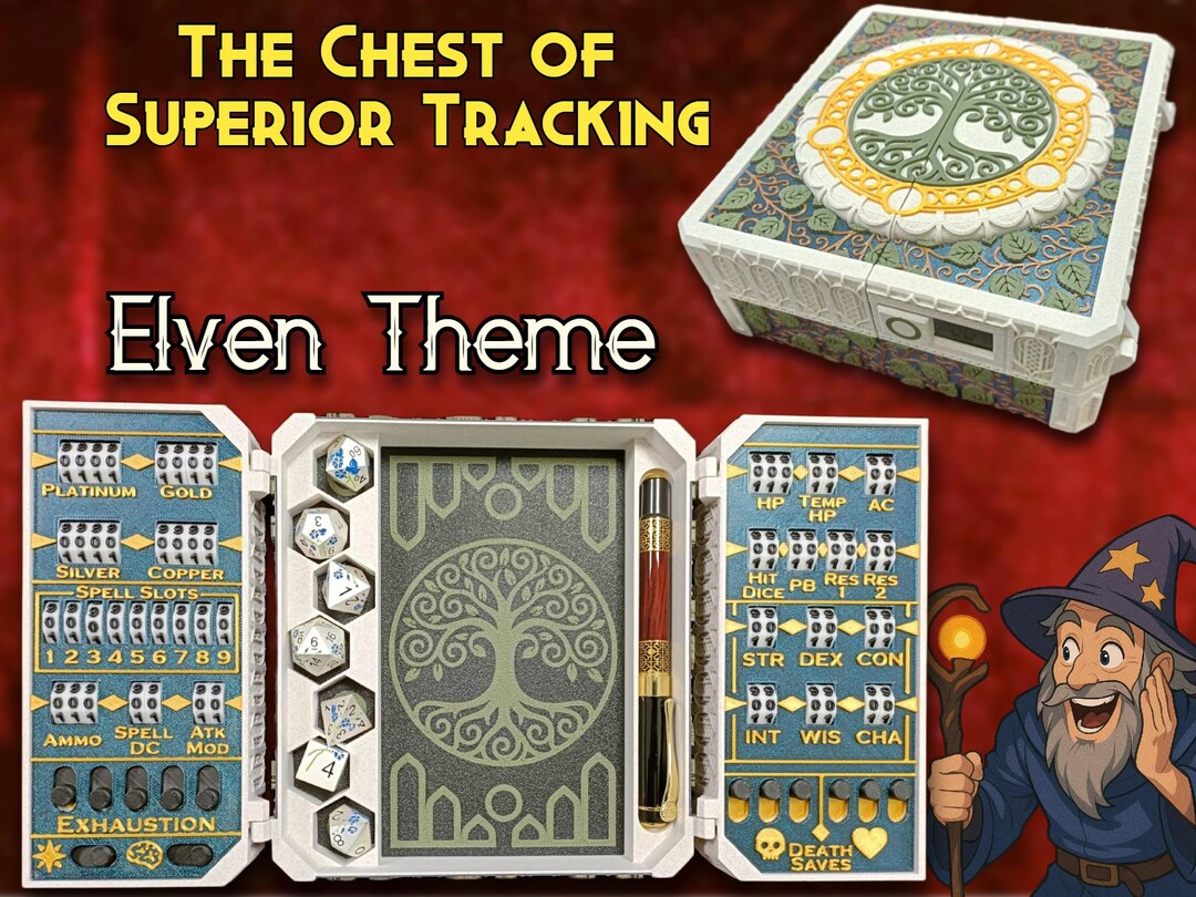 Chest of Superior Tracking: Elven Theme - Etsy