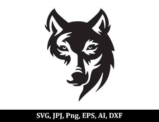 Wolf SVG Wolf Head SVG Clipart Wolf Vector File Cutting - Etsy Australia