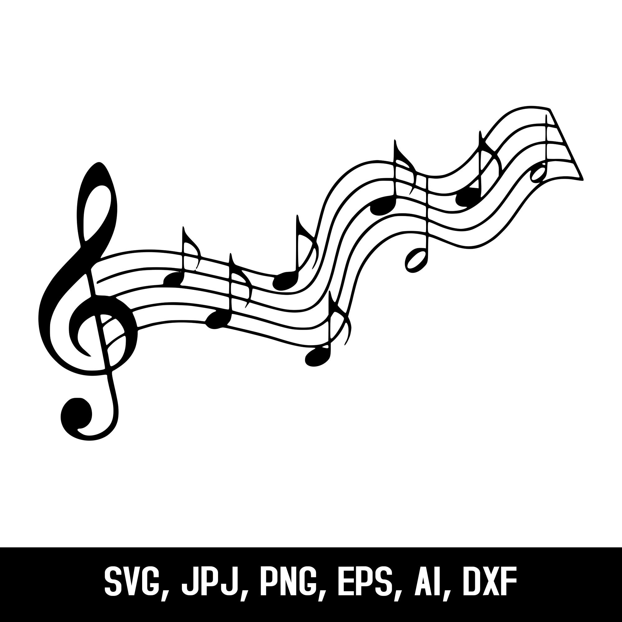 Music SVG Music Notes SVG Music Notes Clipart Music - Etsy
