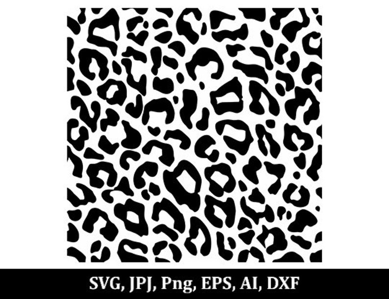 Cheetah Print Svg Leopard Print Svg Animal Print Svg Animal - Etsy