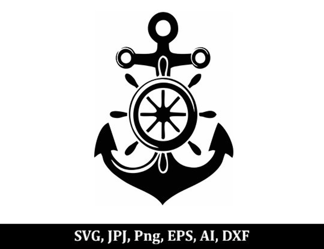Anchor Svg, Anchor Clipart, Anchor Cut File, Anchor Vector, Fishing ...