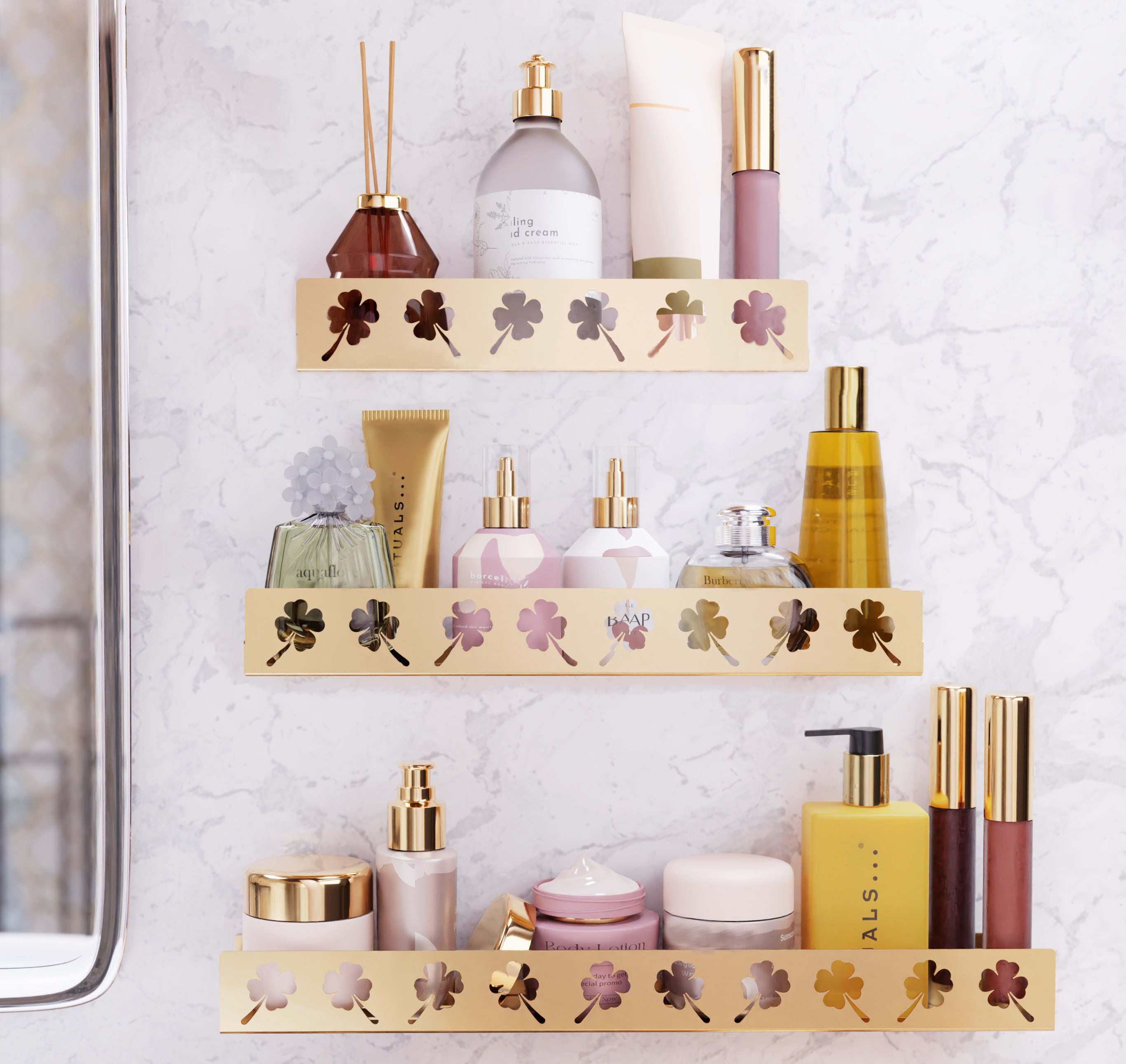 Bathroom Shelves Floating Shelves Bathroom Decor Floating Wall - Etsy