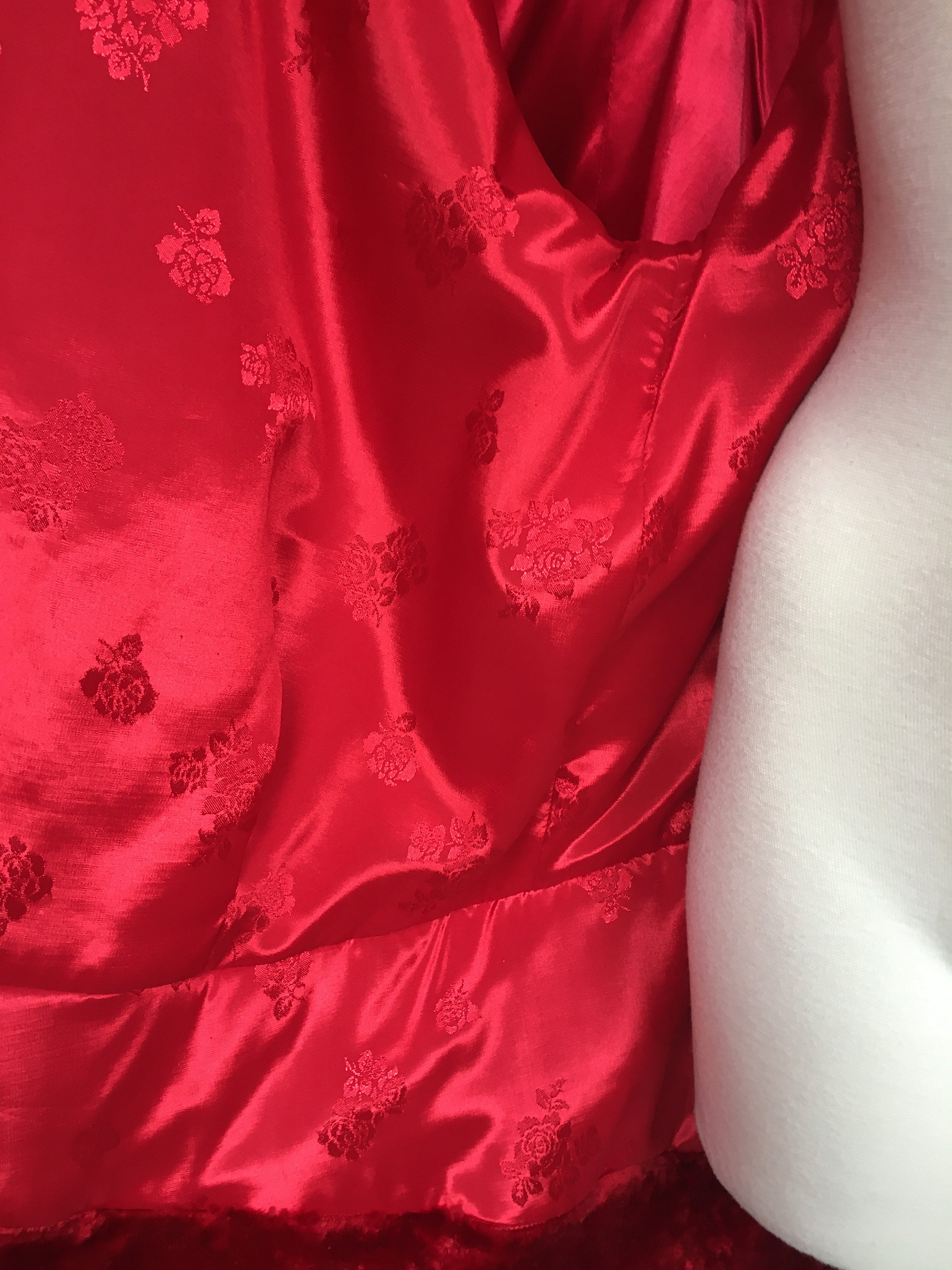 1920s Coat Cloche Hat Flapper Coat Red Velvet Coat Opera - Etsy