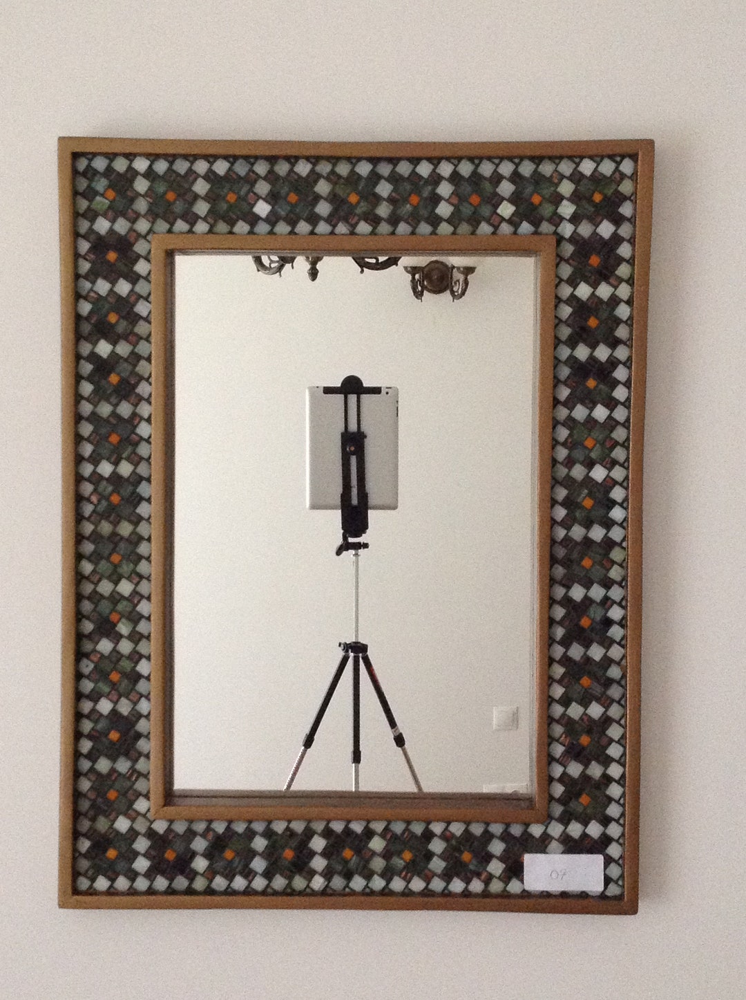 Glass Mosaic Mirror , Rectangular Mosaic Mirror ,wall Mirror - Etsy