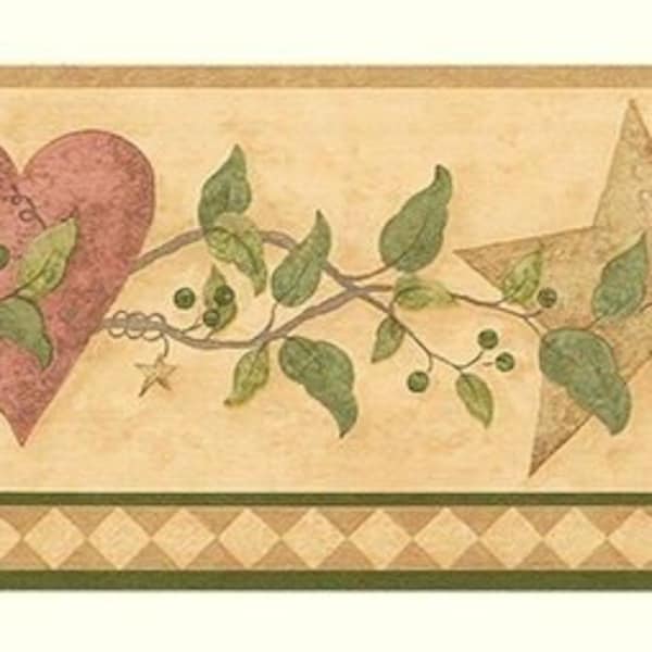 Folkart Wallpaper Border - Etsy