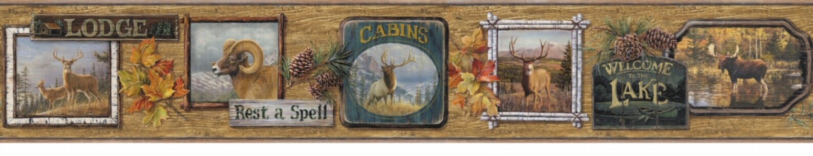 Big Five Wallpaper Border - Etsy