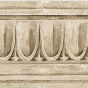 Architectural Crown Moulding Wallpaper Border 30706230 - Etsy