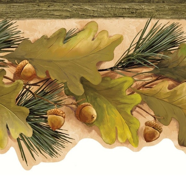 Oak Leaf Border - Etsy