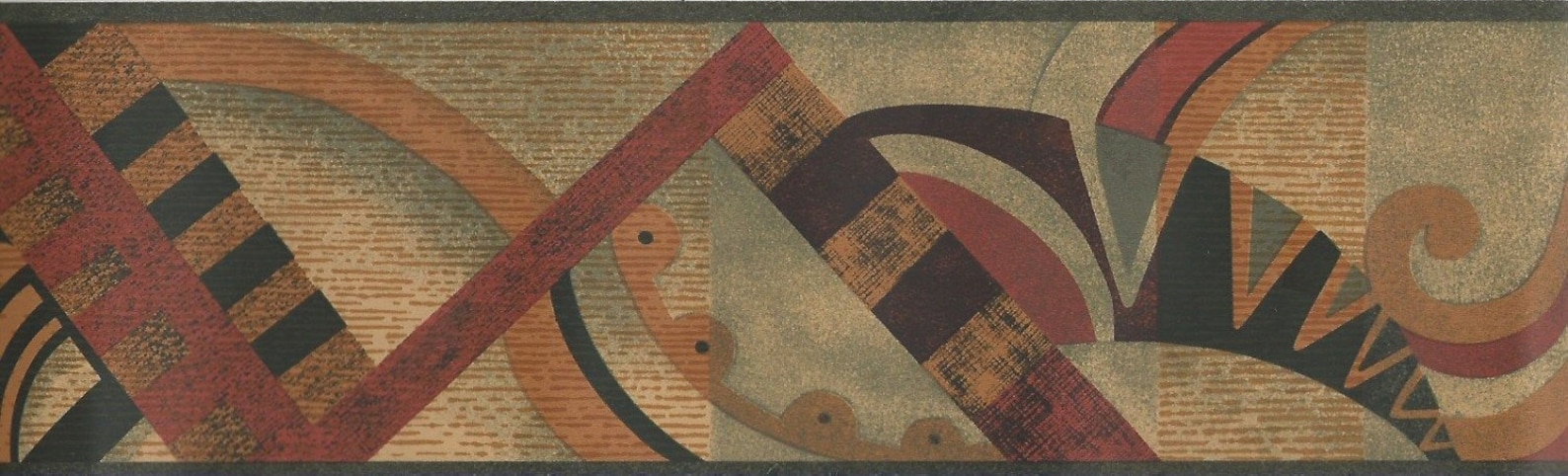 Geometric Art Deco Wallpaper Border MN5008 - Etsy