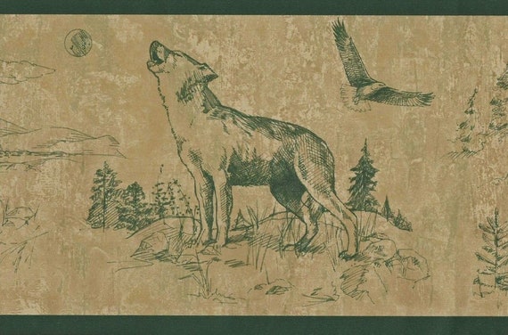Wolf Wallpaper Border