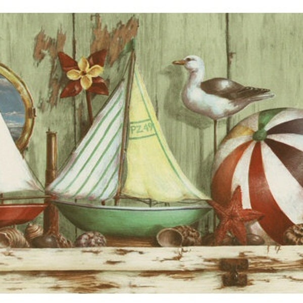 Ocean Wallpaper Border - Etsy