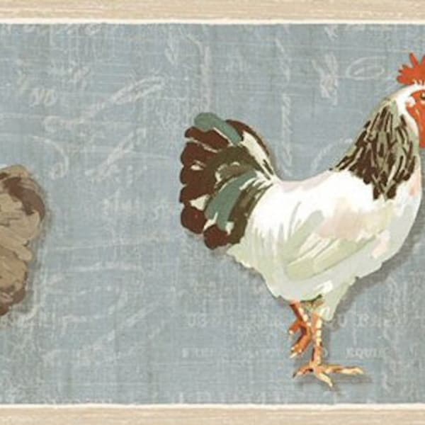 Rooster Wallpaper - Etsy