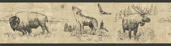 Wolf Wallpaper Border