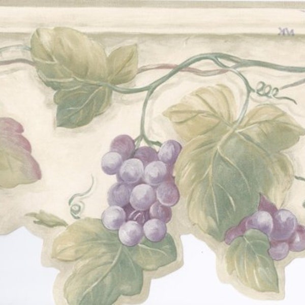 Grape Vine Wallpaper - Etsy