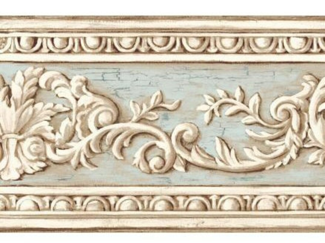 Architectural Wallpaper Border Az5167bd - Etsy
